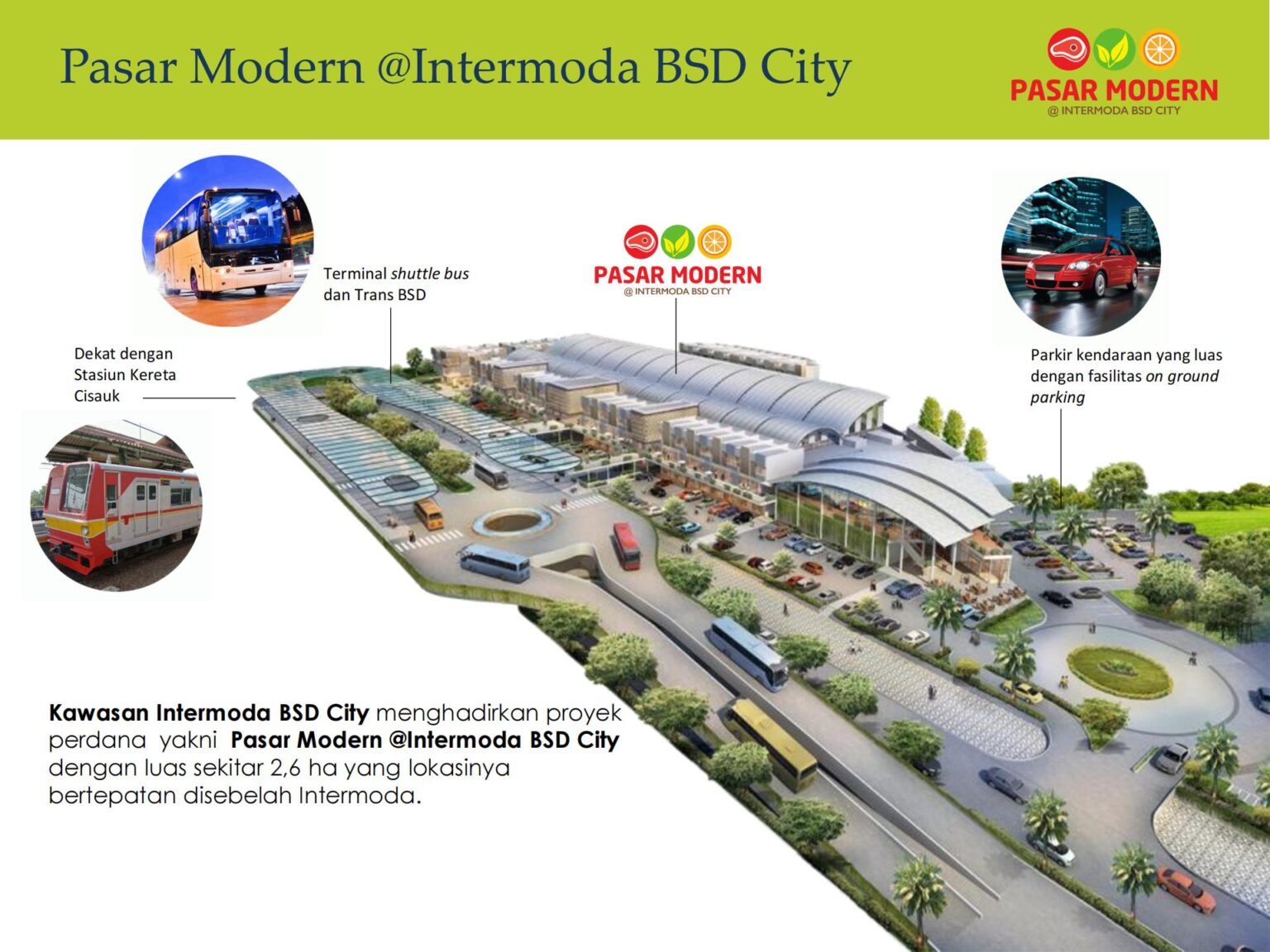 PASAR MODERN INTERMODA CISAUK - Bsd City Development